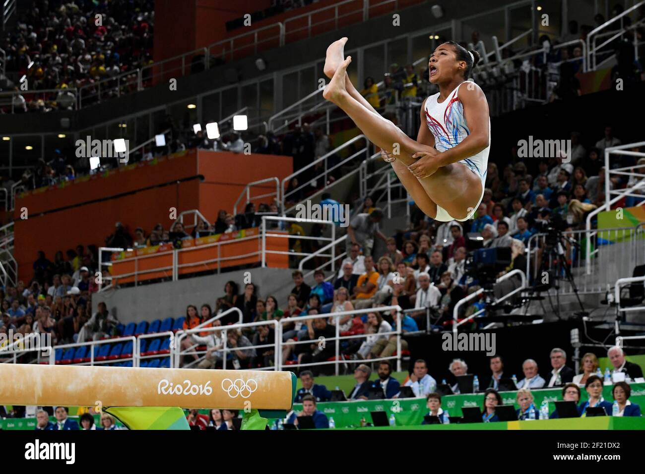 France's Marine Boyer competes in Artistic Gymnastics Women's during ...