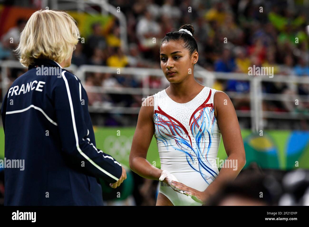 France's Marine Boyer competes in Artistic Gymnastics Women's during ...