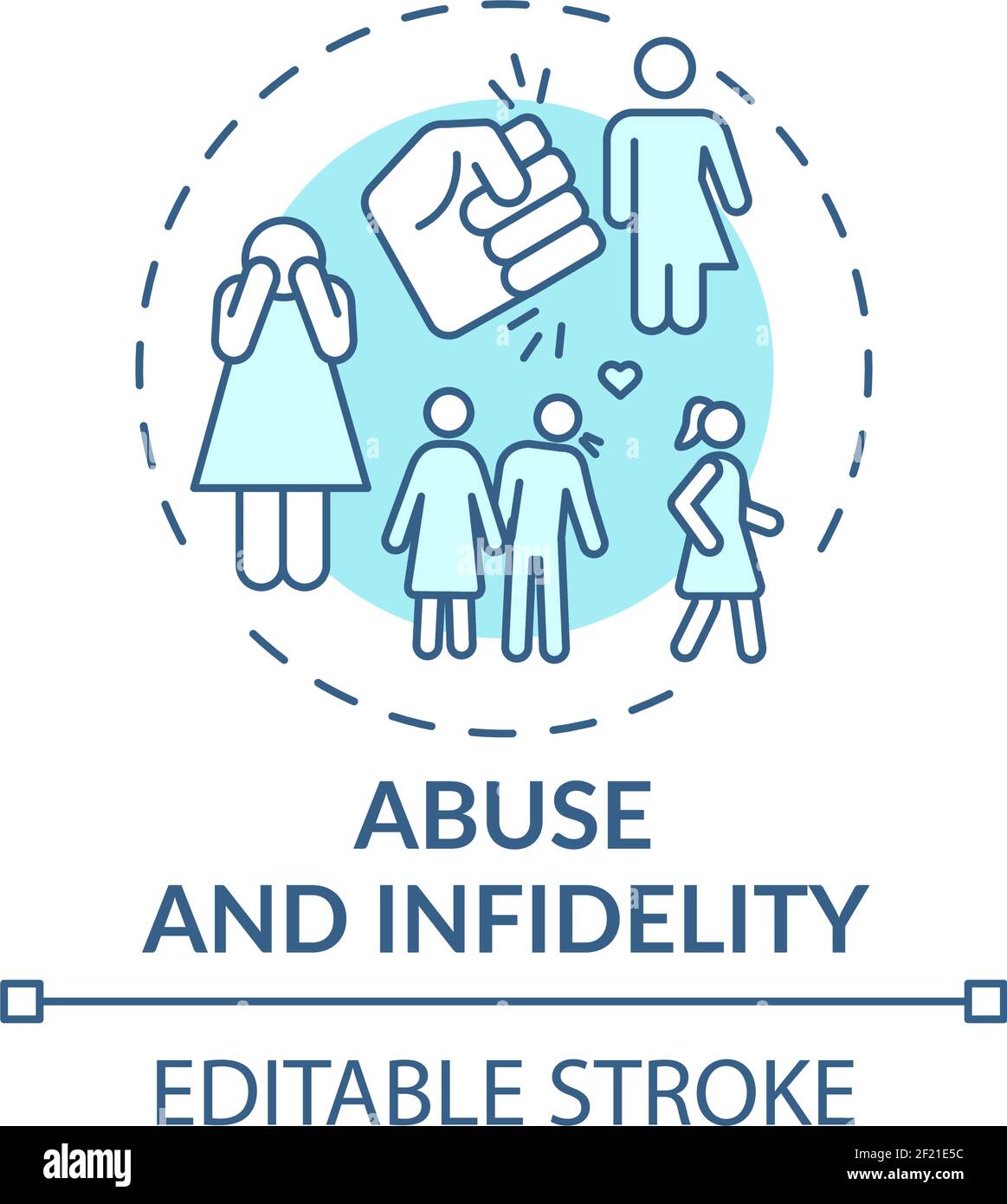 Infidelity unfaithful Stock Vector Images - Alamy