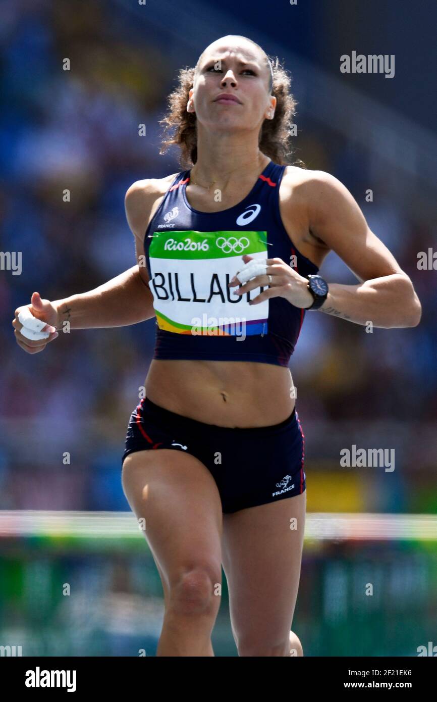 France's Cindy Billaud competes in Athletics Women's 100m Hurdles ...