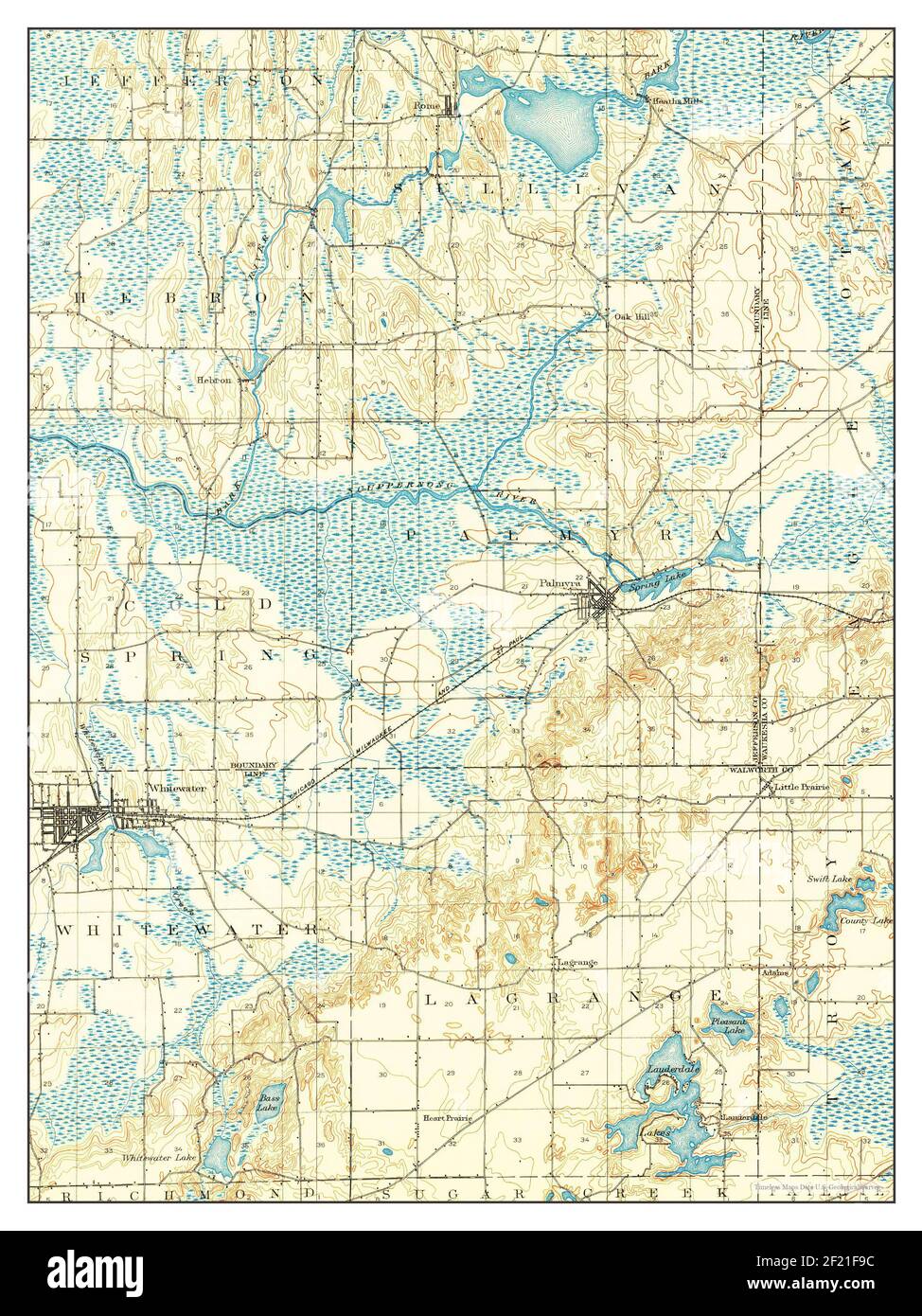 Map of whitewater hi-res stock photography and images - Alamy