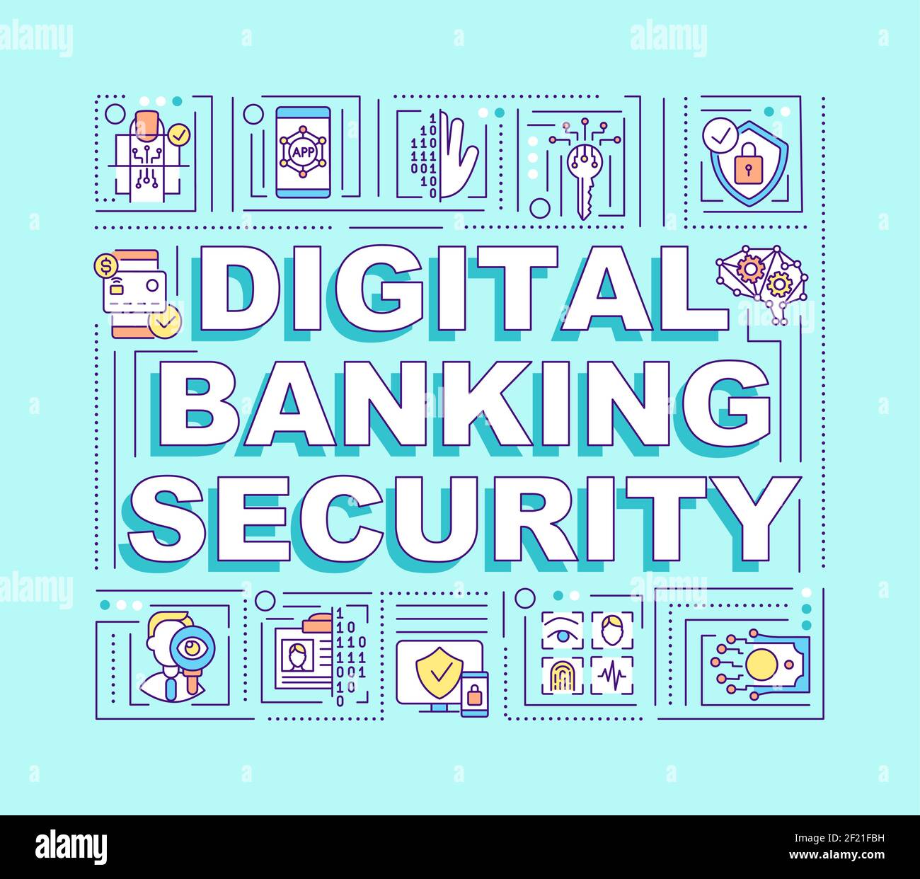 Digital banking word concepts hi-res stock photography and images - Alamy