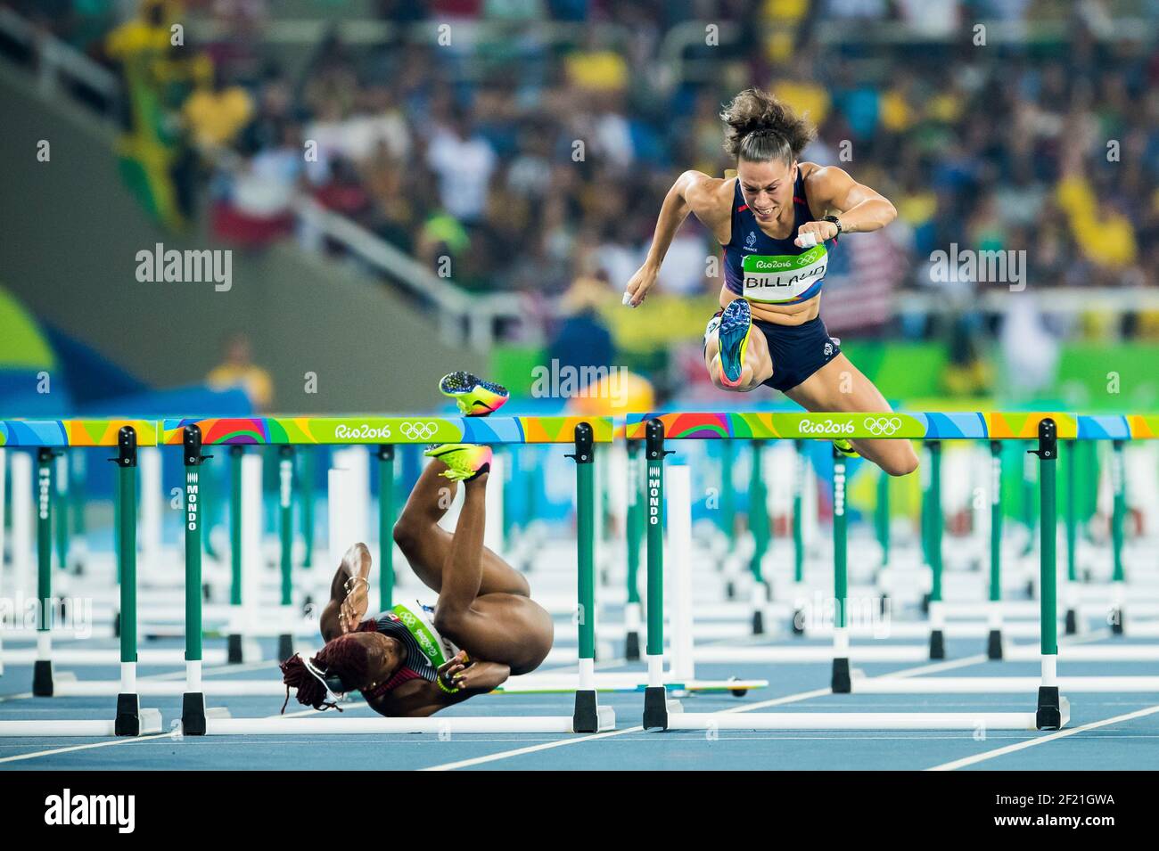France s Cindy Billaud Athletics Women s 100m Hurdles during the ...