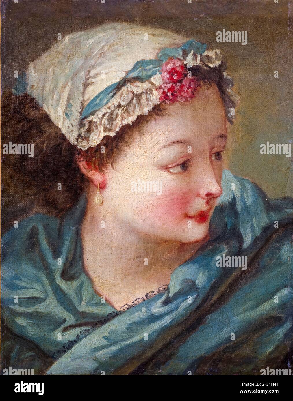 18th century portraits woman painting hi-res stock photography and ...