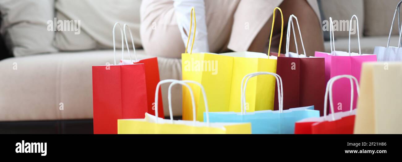 Lady resting in living hi-res stock photography and images - Alamy