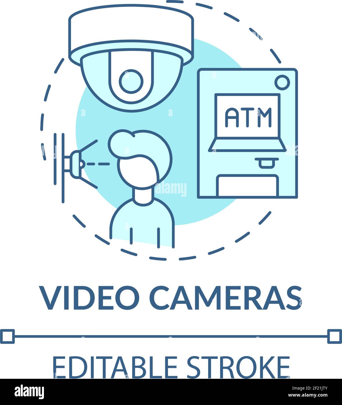 Bank surveillance camera Stock Vector Images - Alamy
