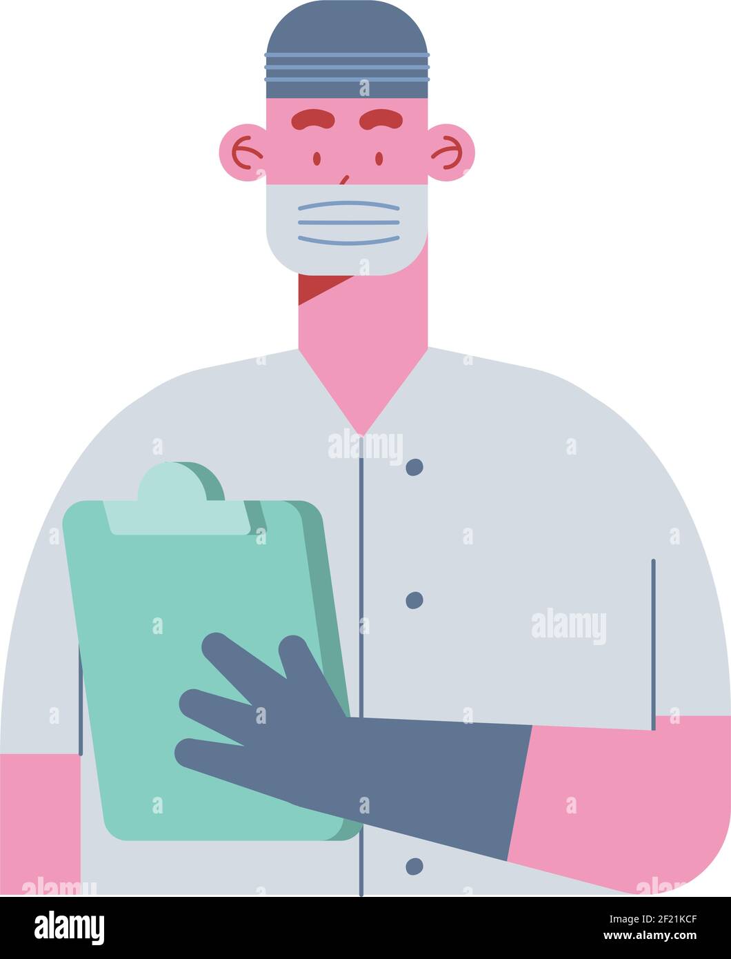 doctor with checklist order character Stock Vector Image & Art - Alamy