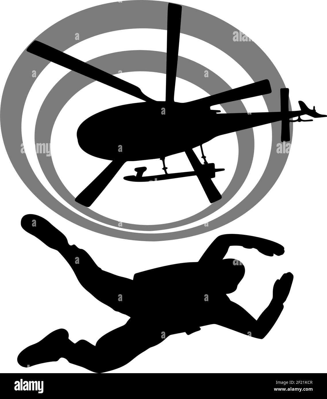 Helicopter lifting airplane Stock Vector Images - Alamy
