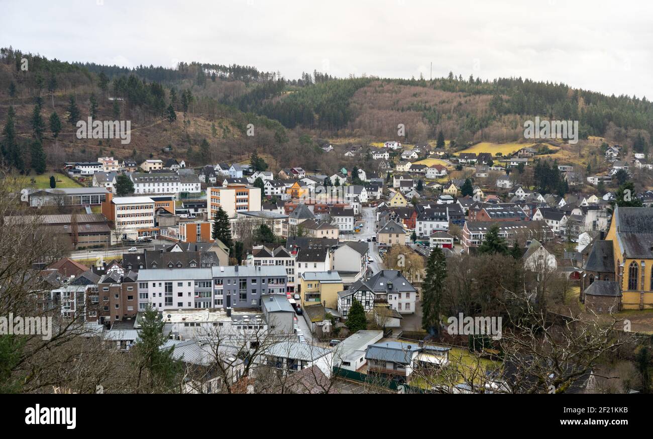 Castle church schleiden hi-res stock photography and images - Alamy