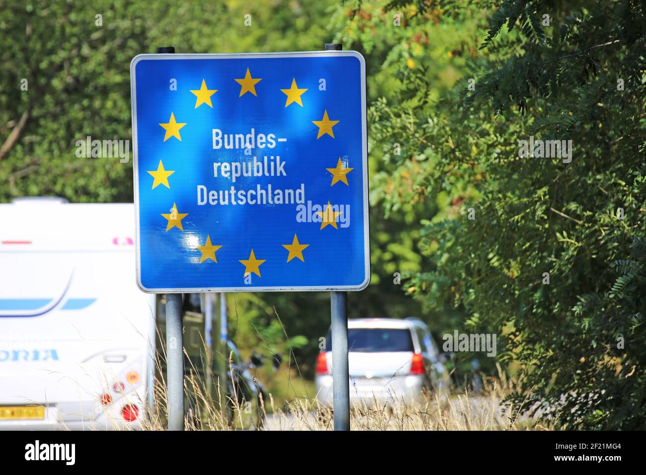 Travel on the German-French border between Lorraine and the Palatinate ...