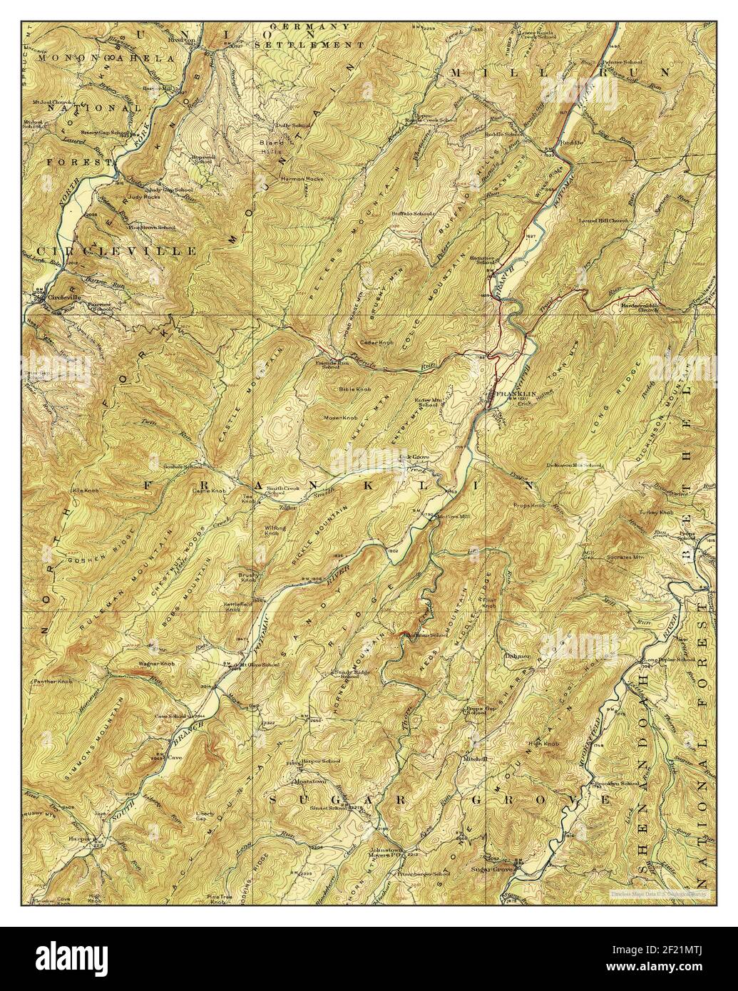 Map of circleville hi-res stock photography and images - Alamy