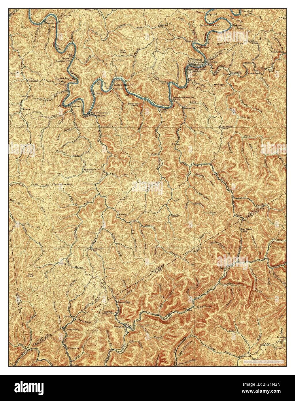 Map of clarksburg virginia hi-res stock photography and images - Alamy