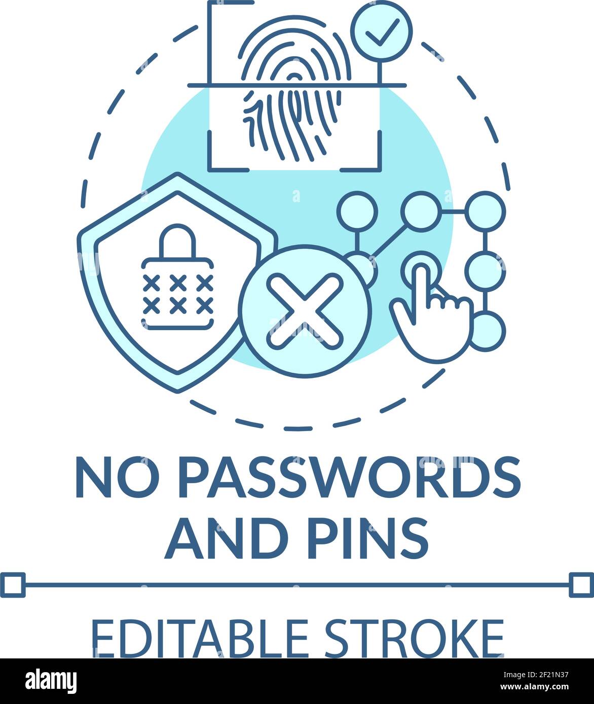 Account passwords Stock Vector Images - Alamy