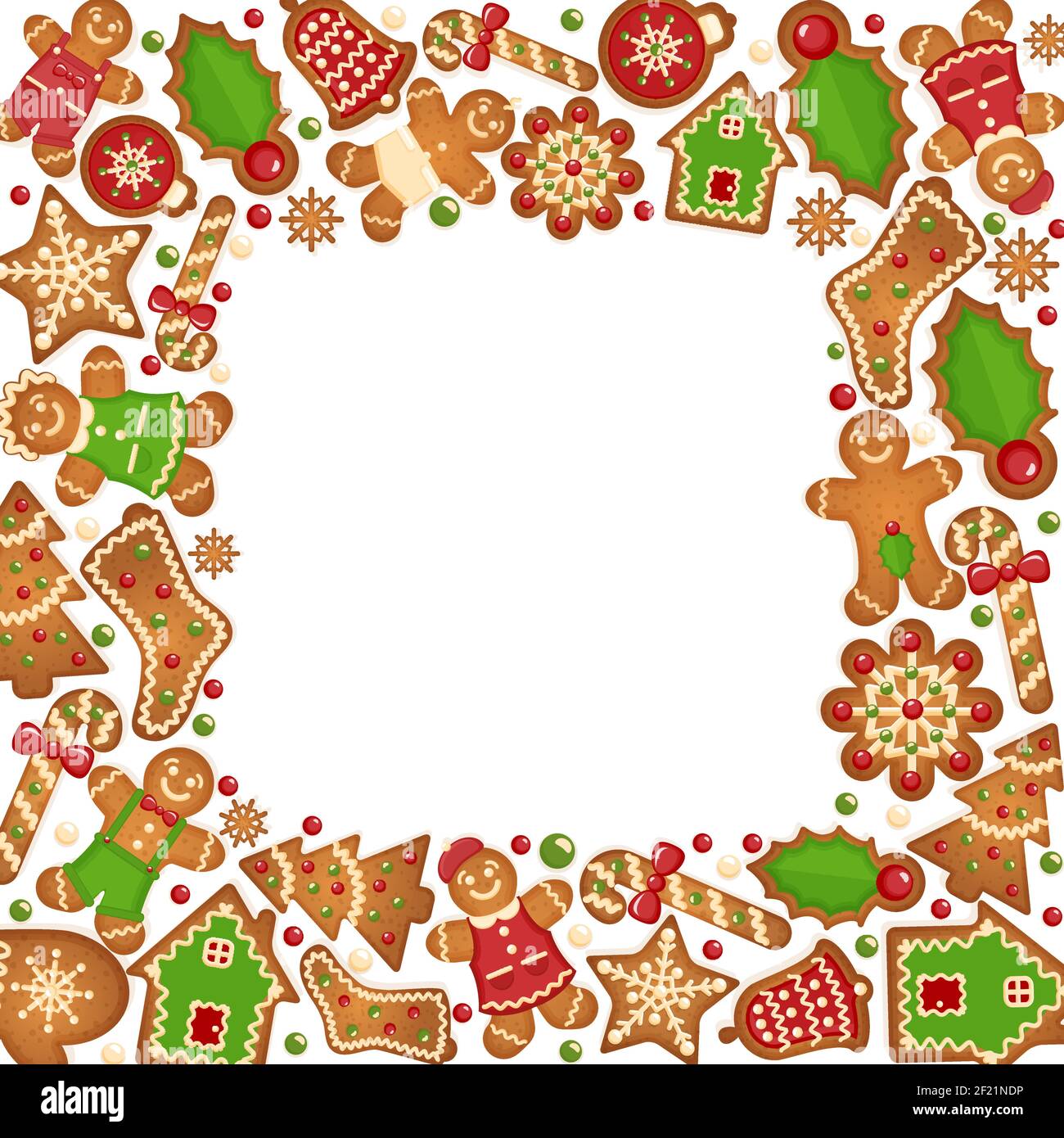 Gingerbread Border Clipart