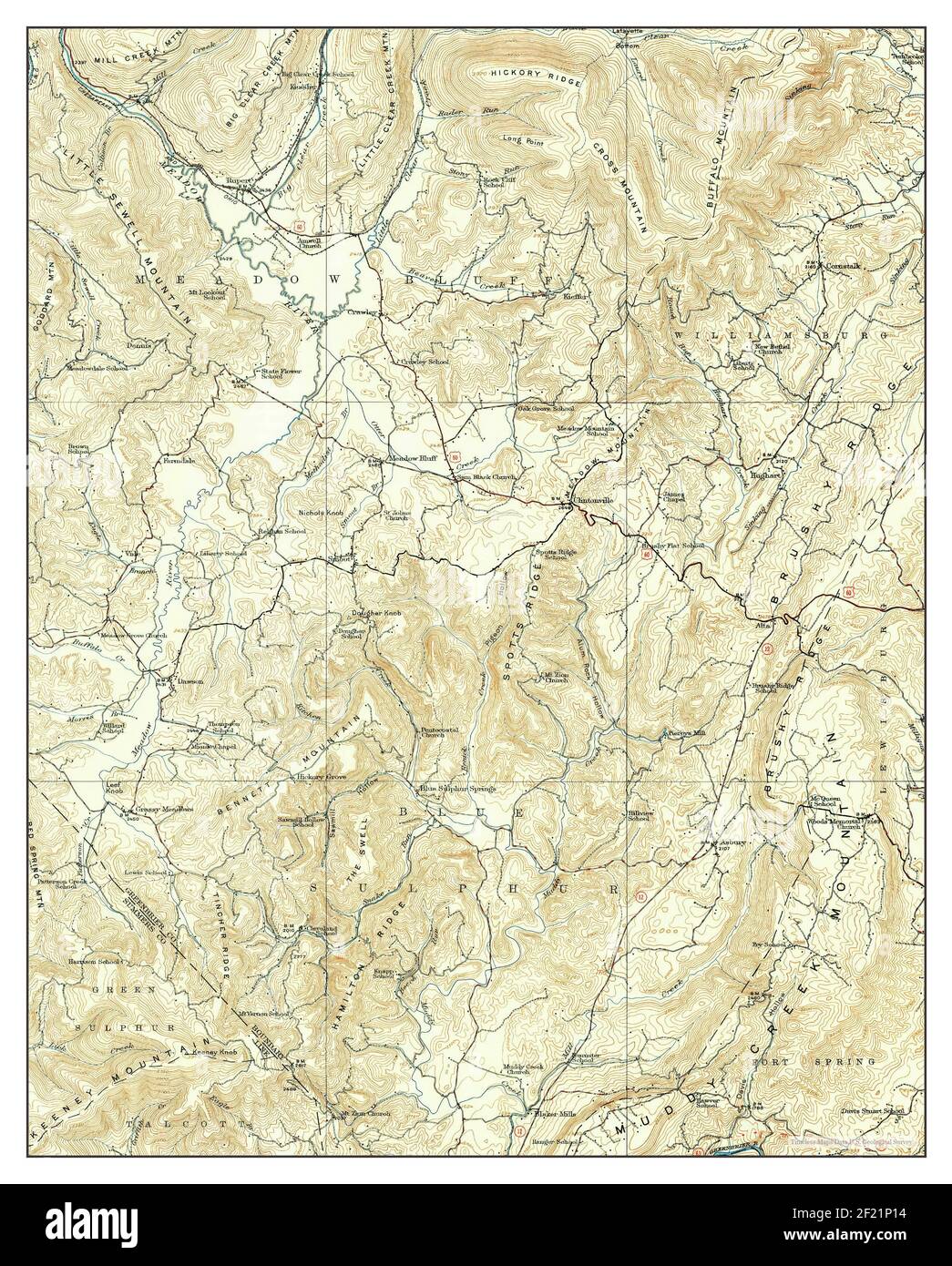 Map of clintonville hi-res stock photography and images - Alamy