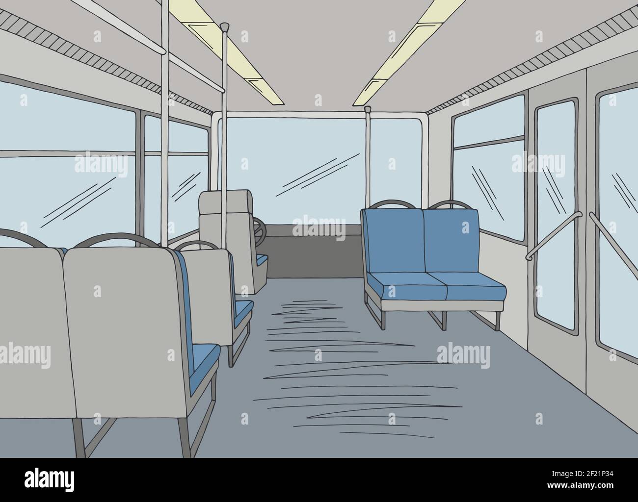 Bus interior hand Stock Vector Images - Alamy