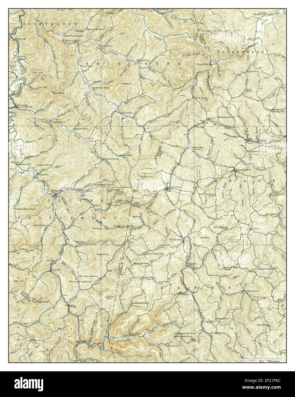 Crawford, West Virginia, map 1912, 1:62500, United States of America by ...