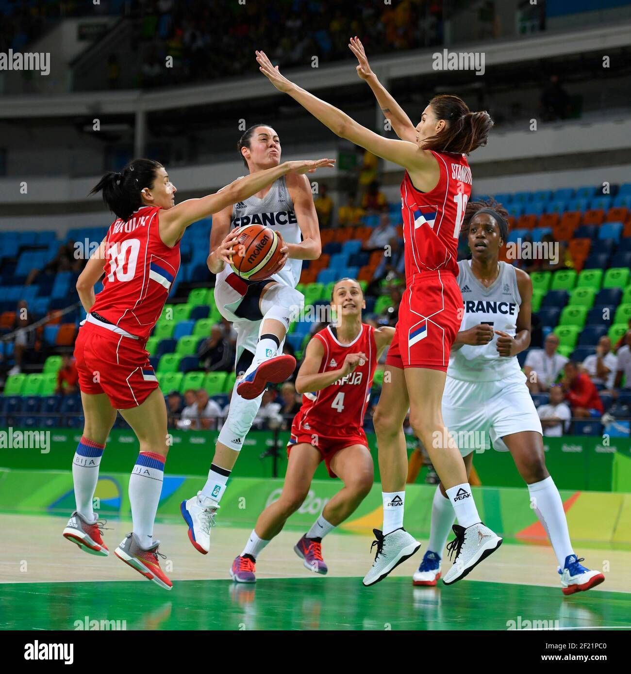 France s Sarah Michel Basketball Women s during the Olympic Games RIO ...
