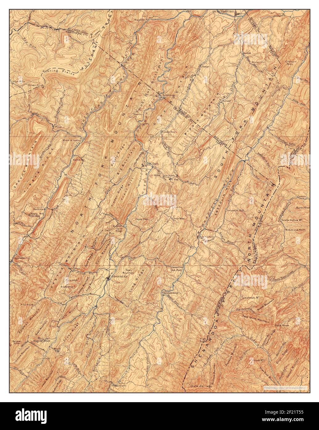 Map of west franklin hi-res stock photography and images - Alamy