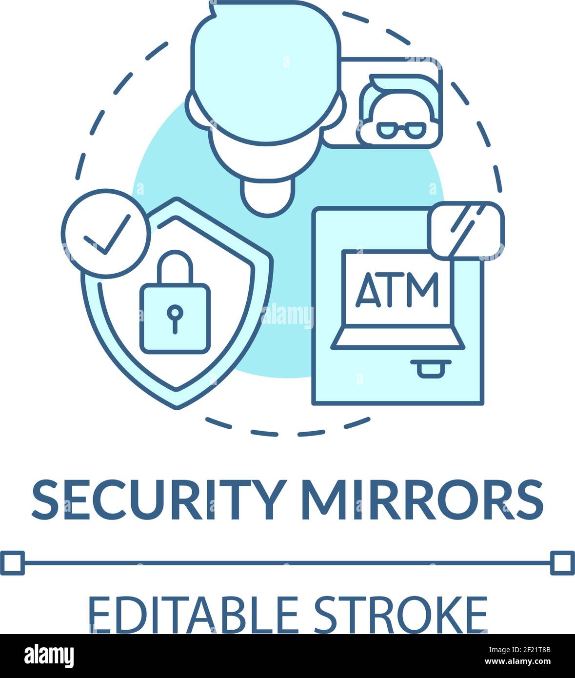 Safety mirrors Stock Vector Images - Alamy