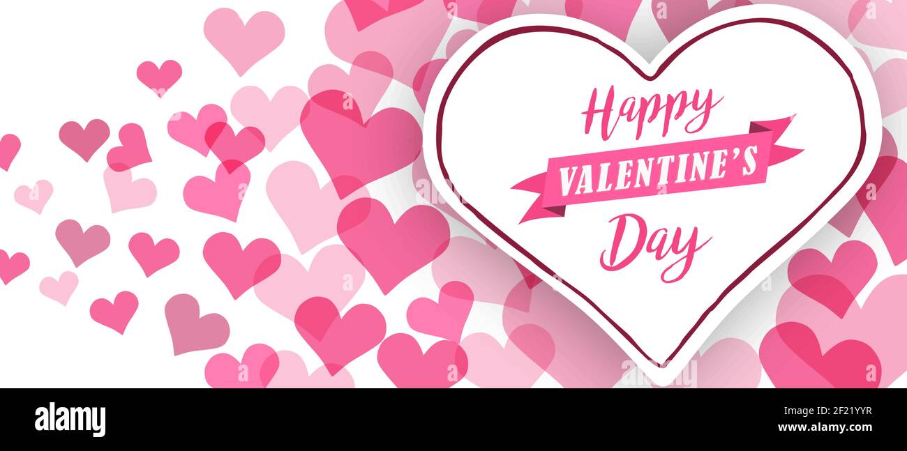 Romantic banner Stock Vector Images - Alamy