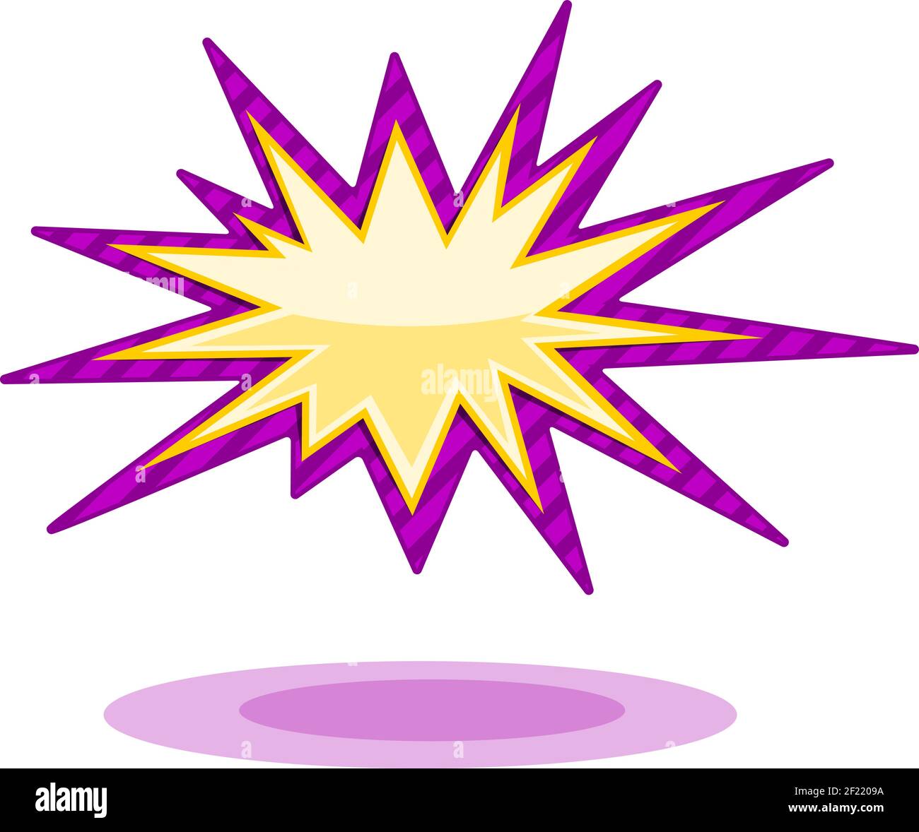 Burst icon Vector illustration on white background Stock Vector Image ...