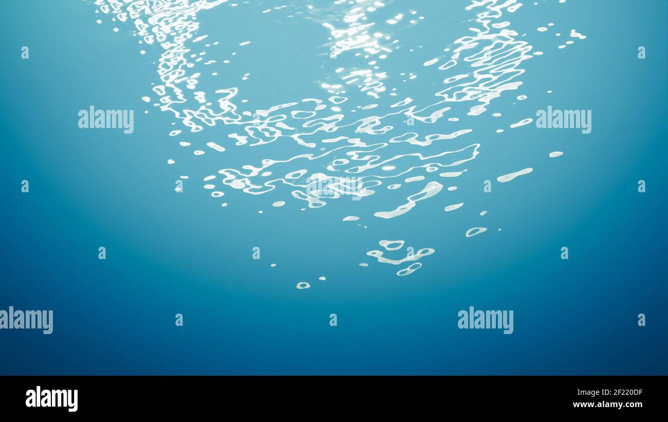 Water surface with lights reflections background Stock Photo - Alamy