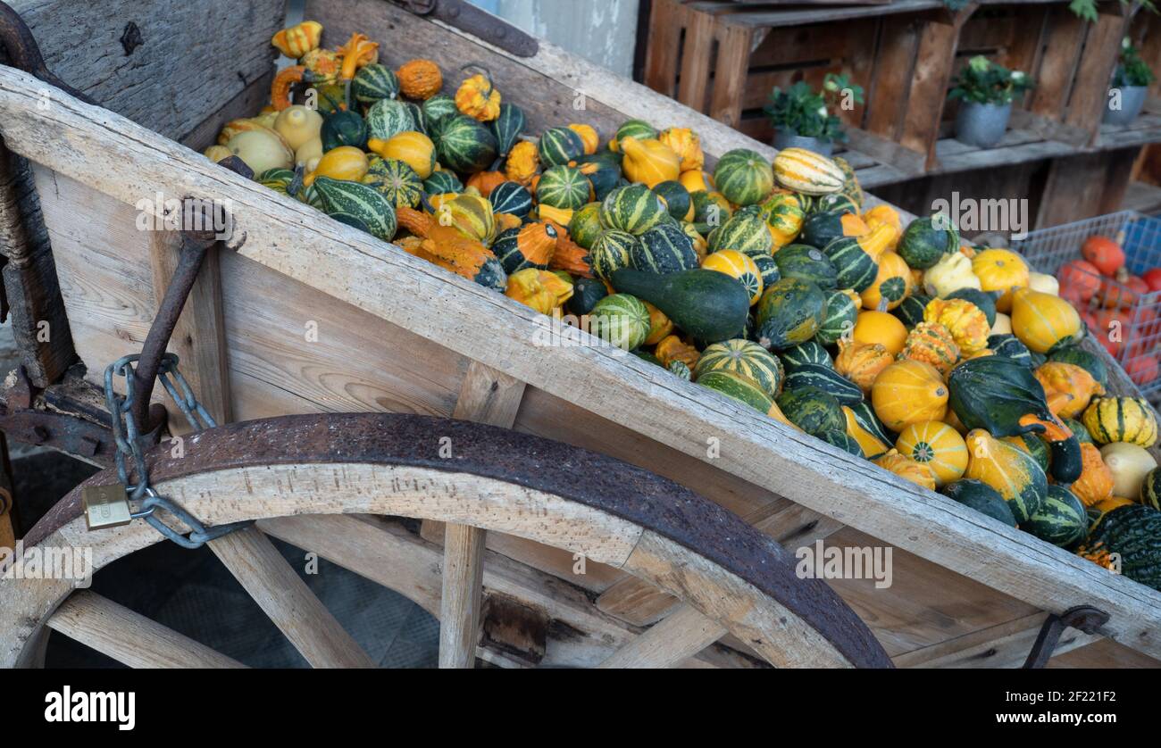 Decorative wagon hi-res stock photography and images - Alamy