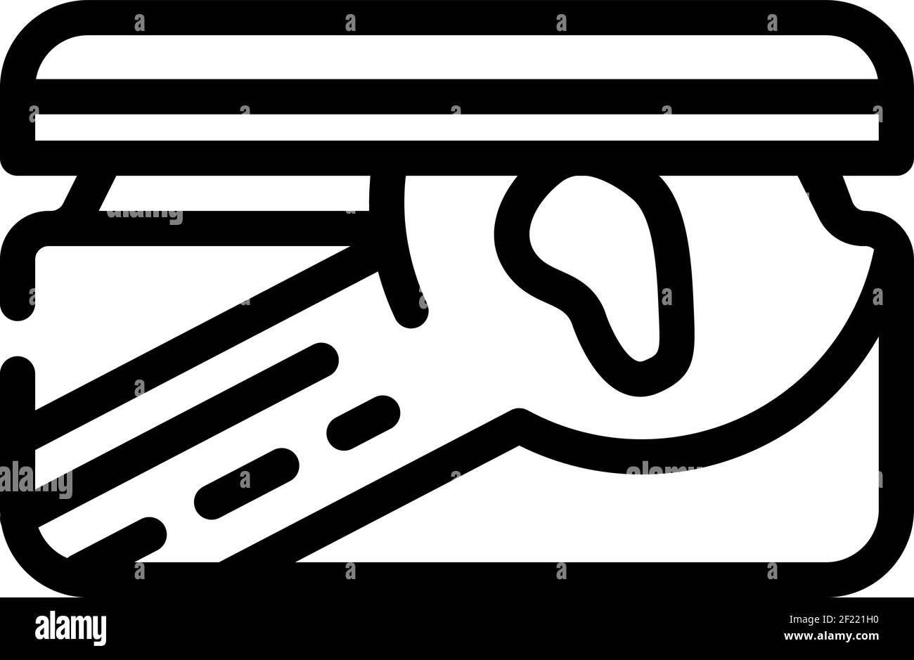 jam or puree mango container line icon vector illustration Stock Vector ...