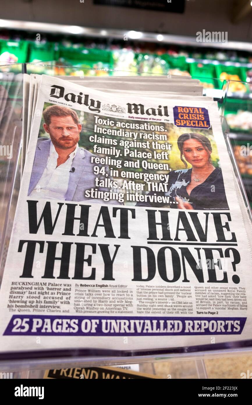 Prince harry front page hi-res stock photography and images - Alamy