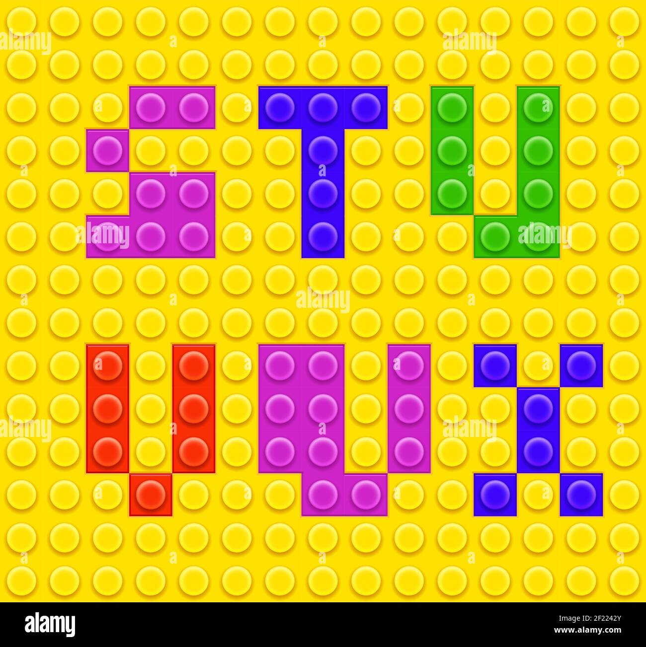Alphabet lego brick blocks, part 4. Vector Illustration. EPS10 opacity ...