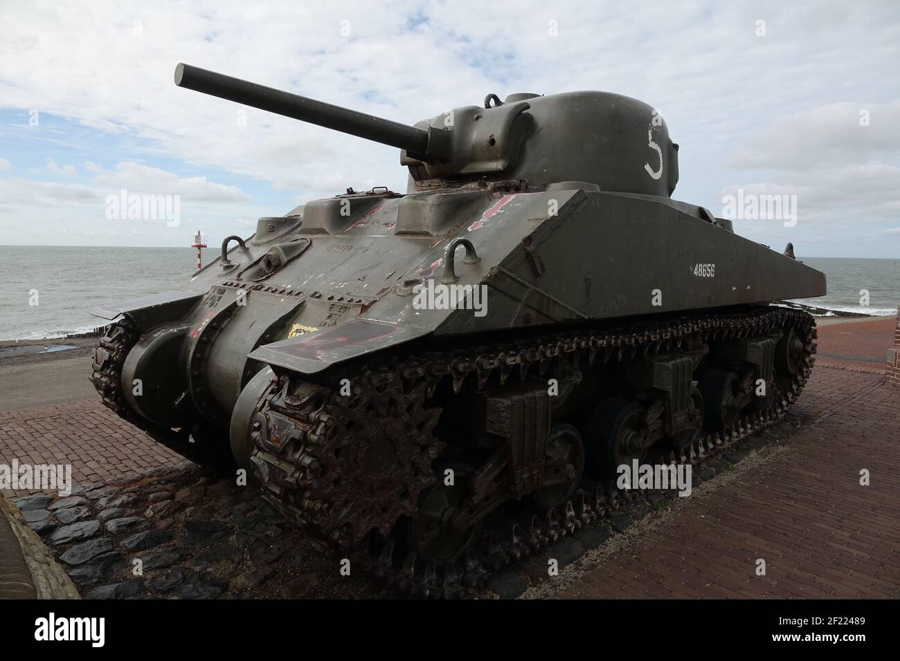 Tank on dike in hi-res stock photography and images - Alamy
