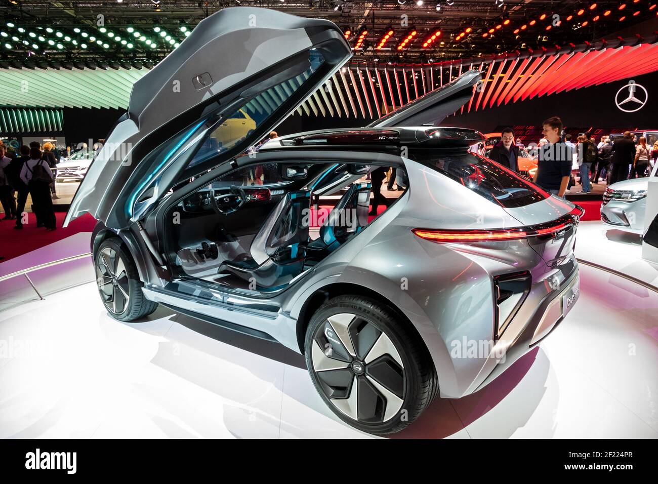 GAC Enverge Chinese SUV concept car at the Paris Motor Show in Expo ...
