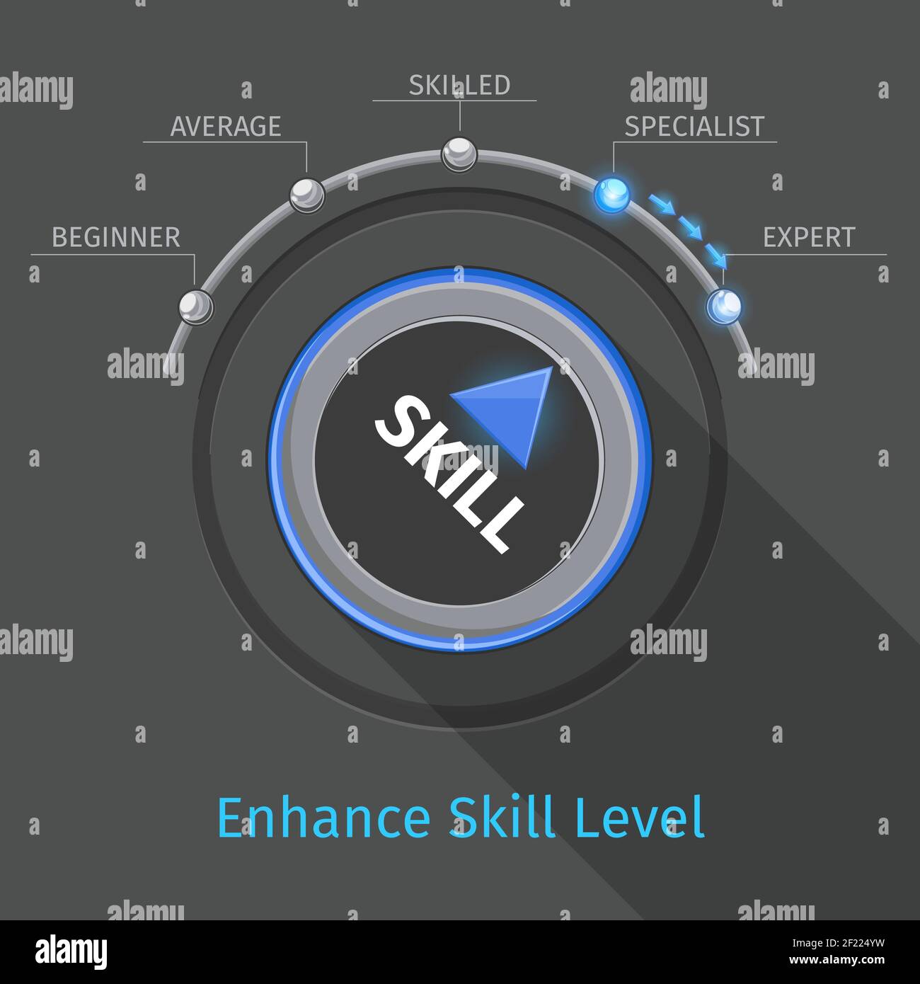 Proficiency levels Stock Vector Images - Alamy