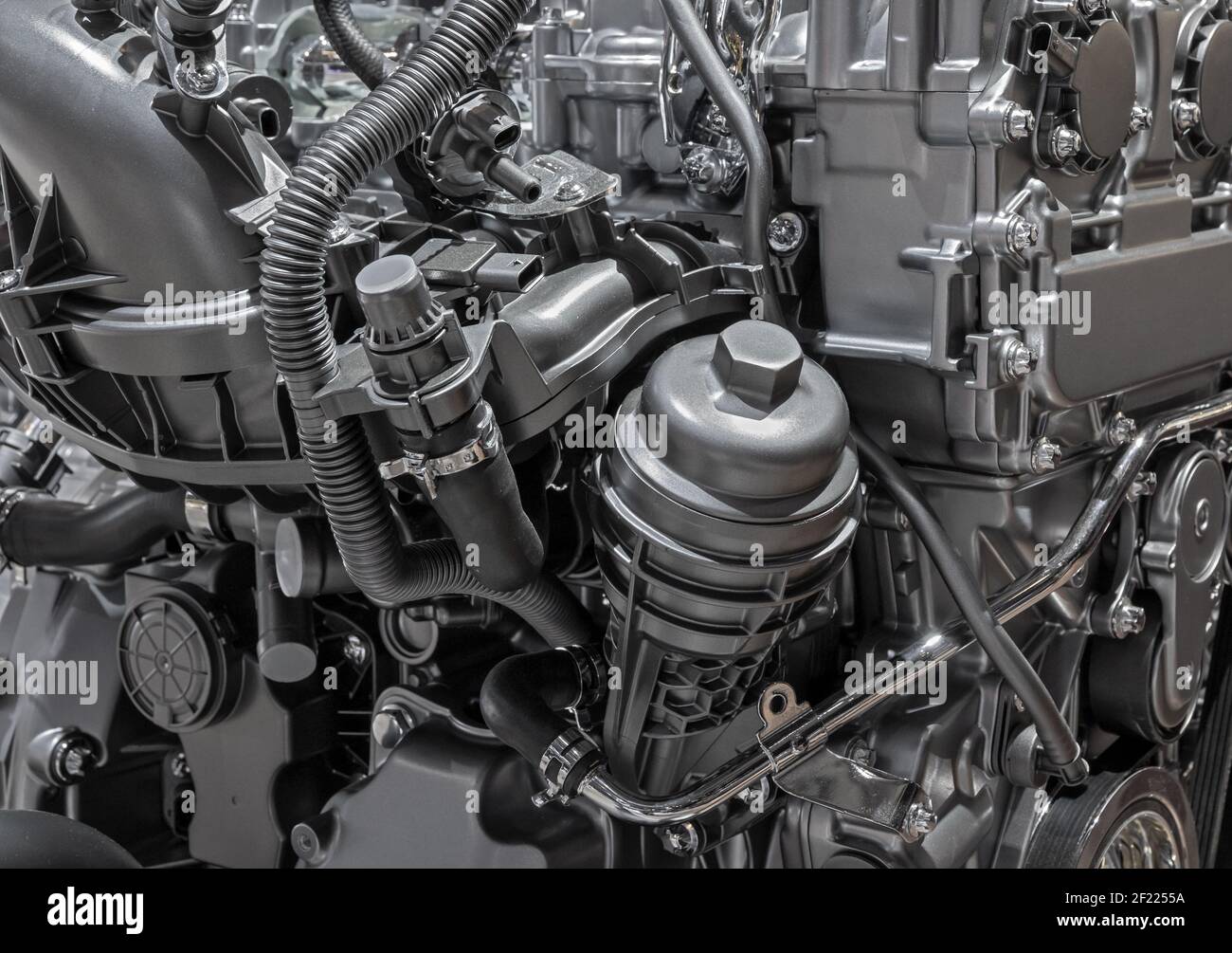 Close up of the mechanics of a car engine Stock Photo - Alamy