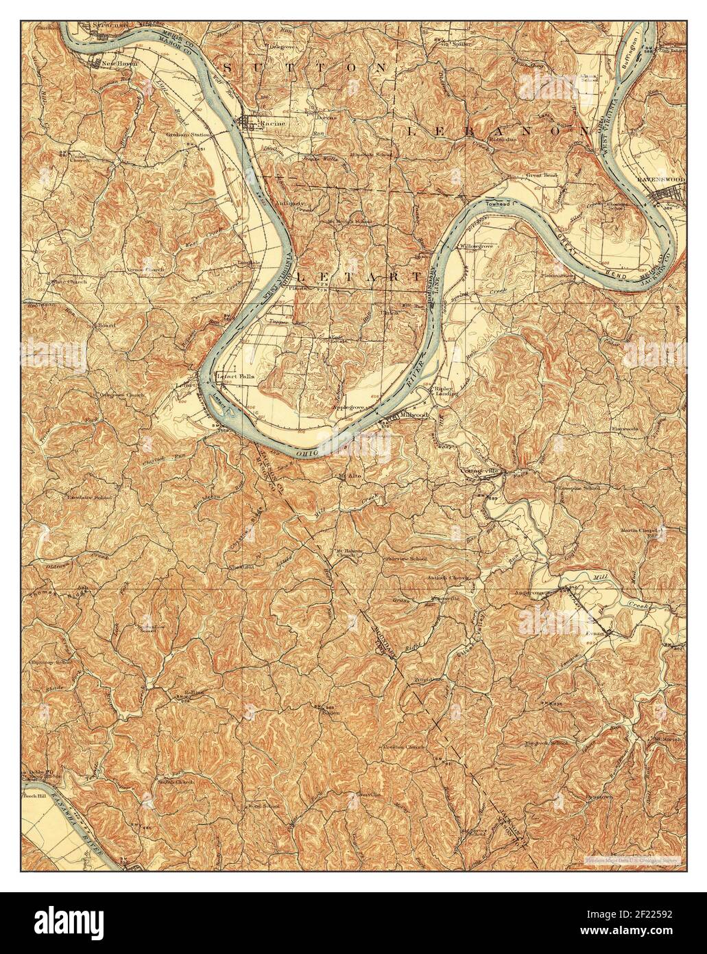 Map of ravenswood hi-res stock photography and images - Alamy