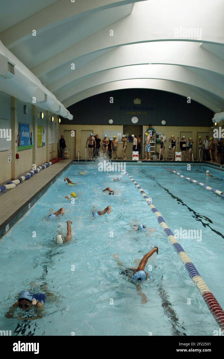 Art Film by Amy Sharrocks The Big Swim 50 swimmers travel across London ...