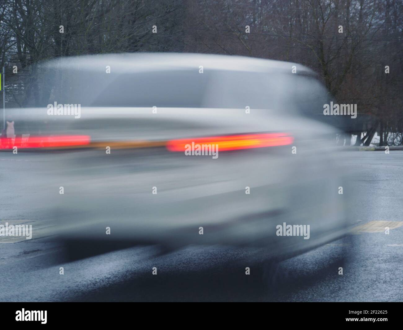 Car passing lights hi-res stock photography and images - Alamy