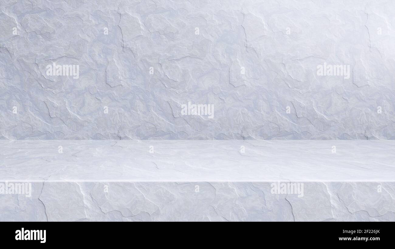 Empty modern studio table room background, product display with copy ...