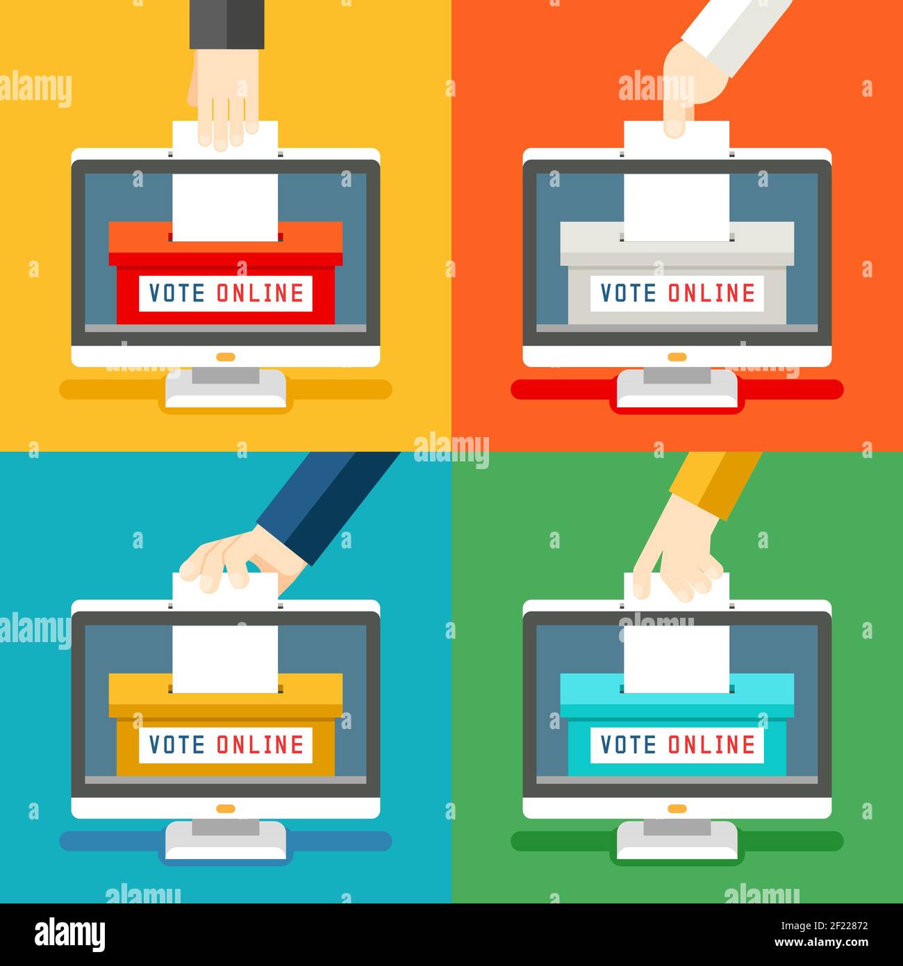 Innovation vote vector vectors hi-res stock photography and images - Alamy