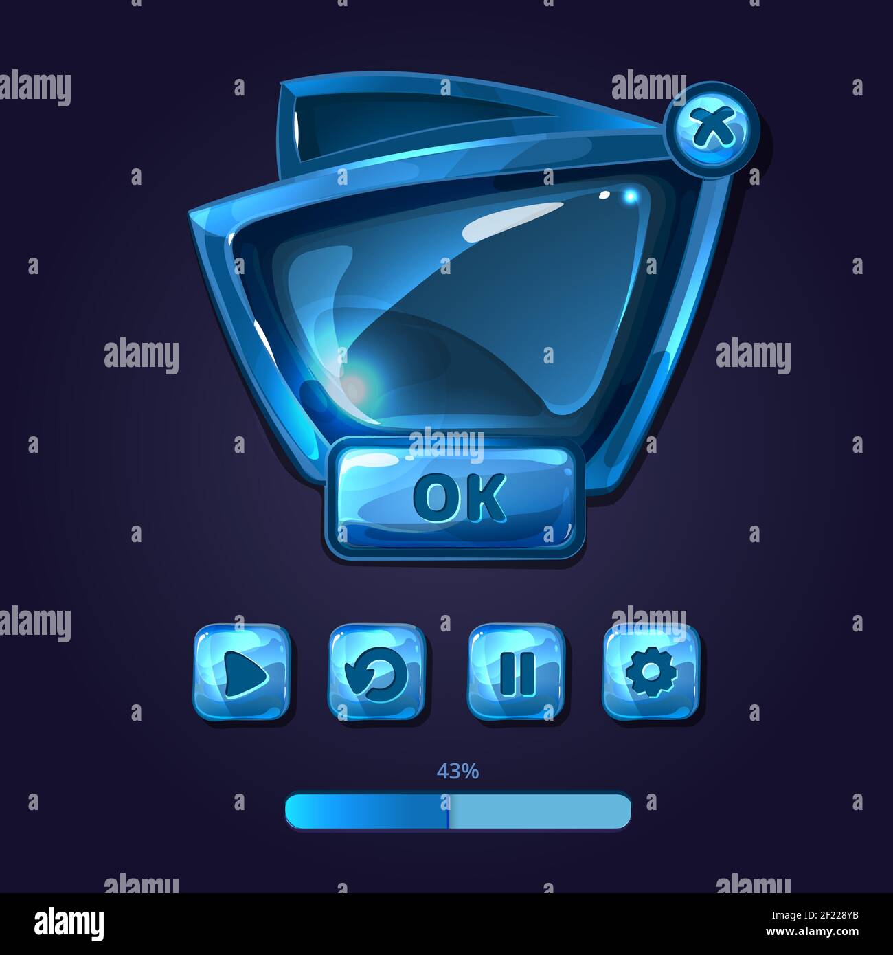 Decorative glass panels Stock Vector Images - Alamy