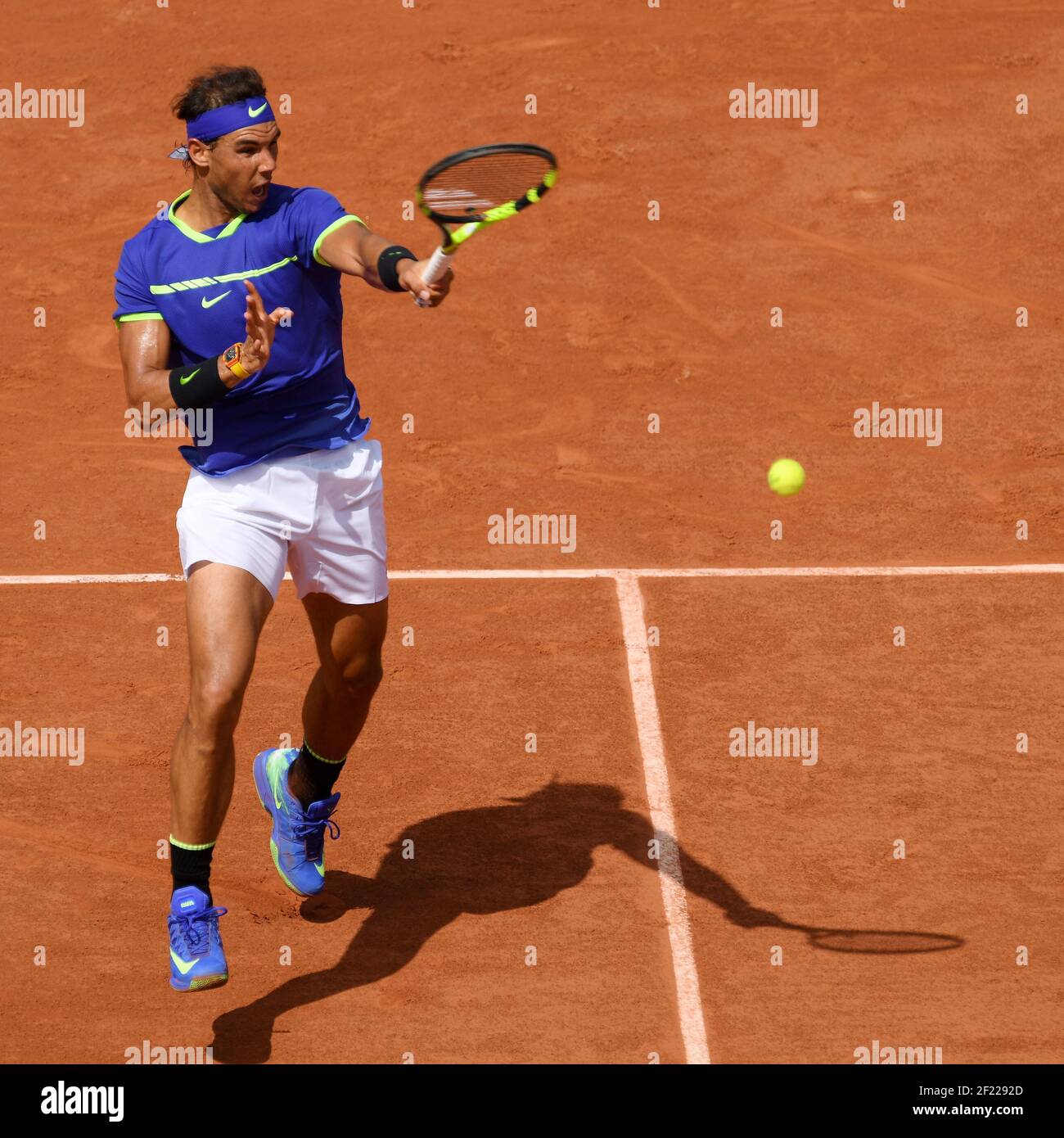 Rafael Nadal competes and wins his tenth title of Roland Garros ...
