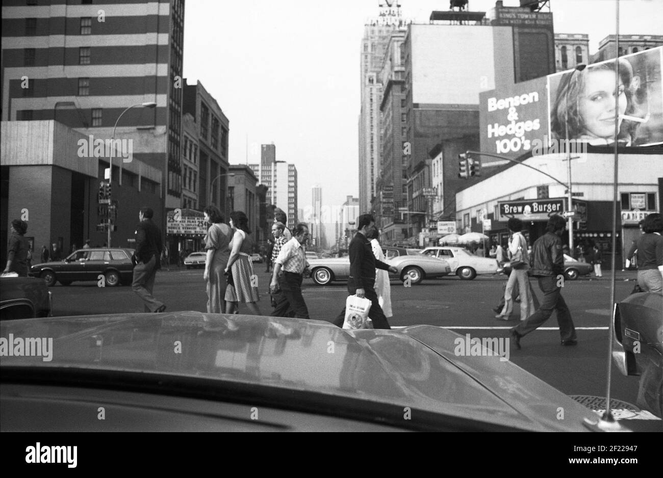 Street scene, New York, USA, 1977 Stock Photo - Alamy