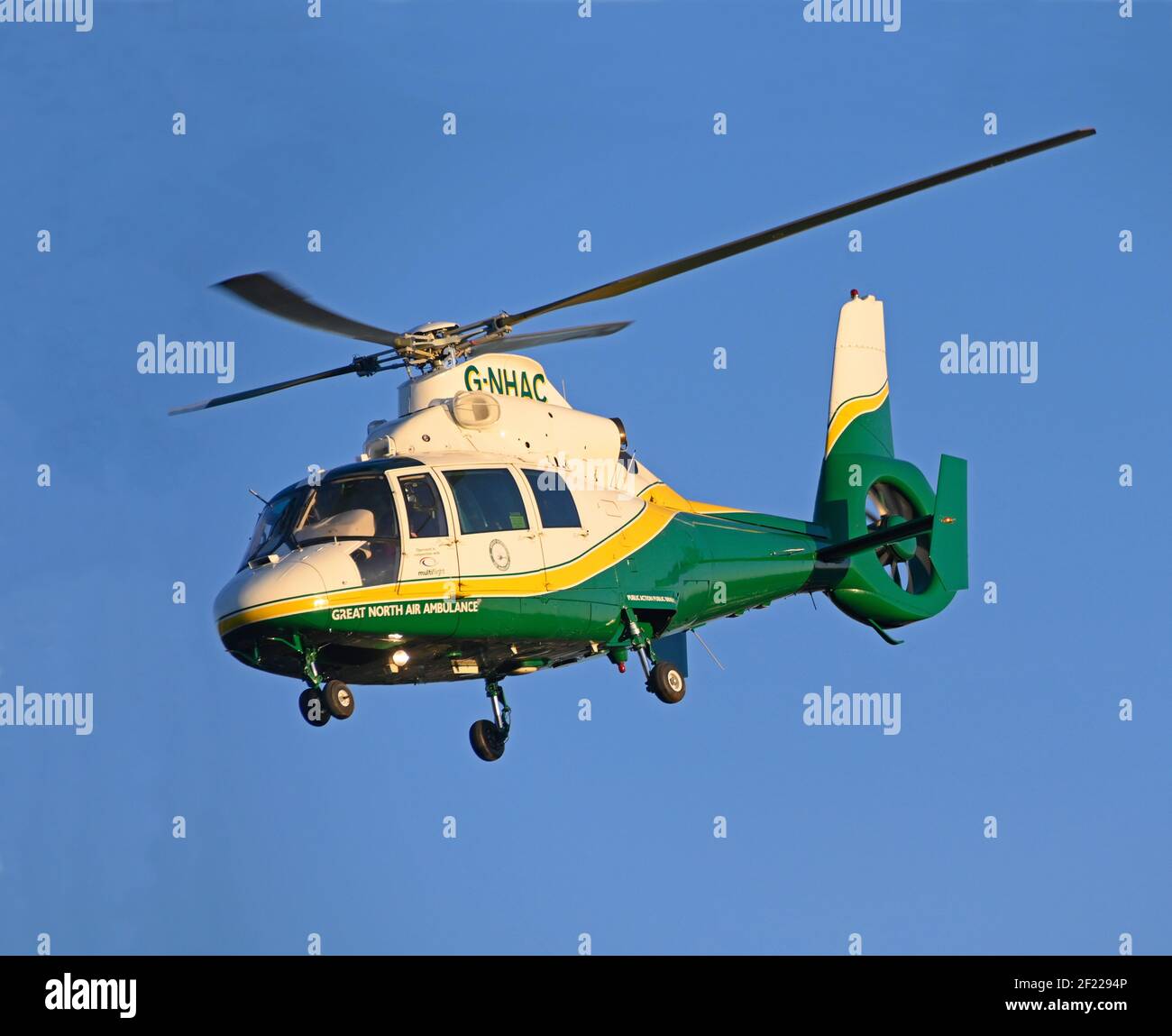Great Northern Air Ambulance Service Helicopter, Eurocopter AS365 ...