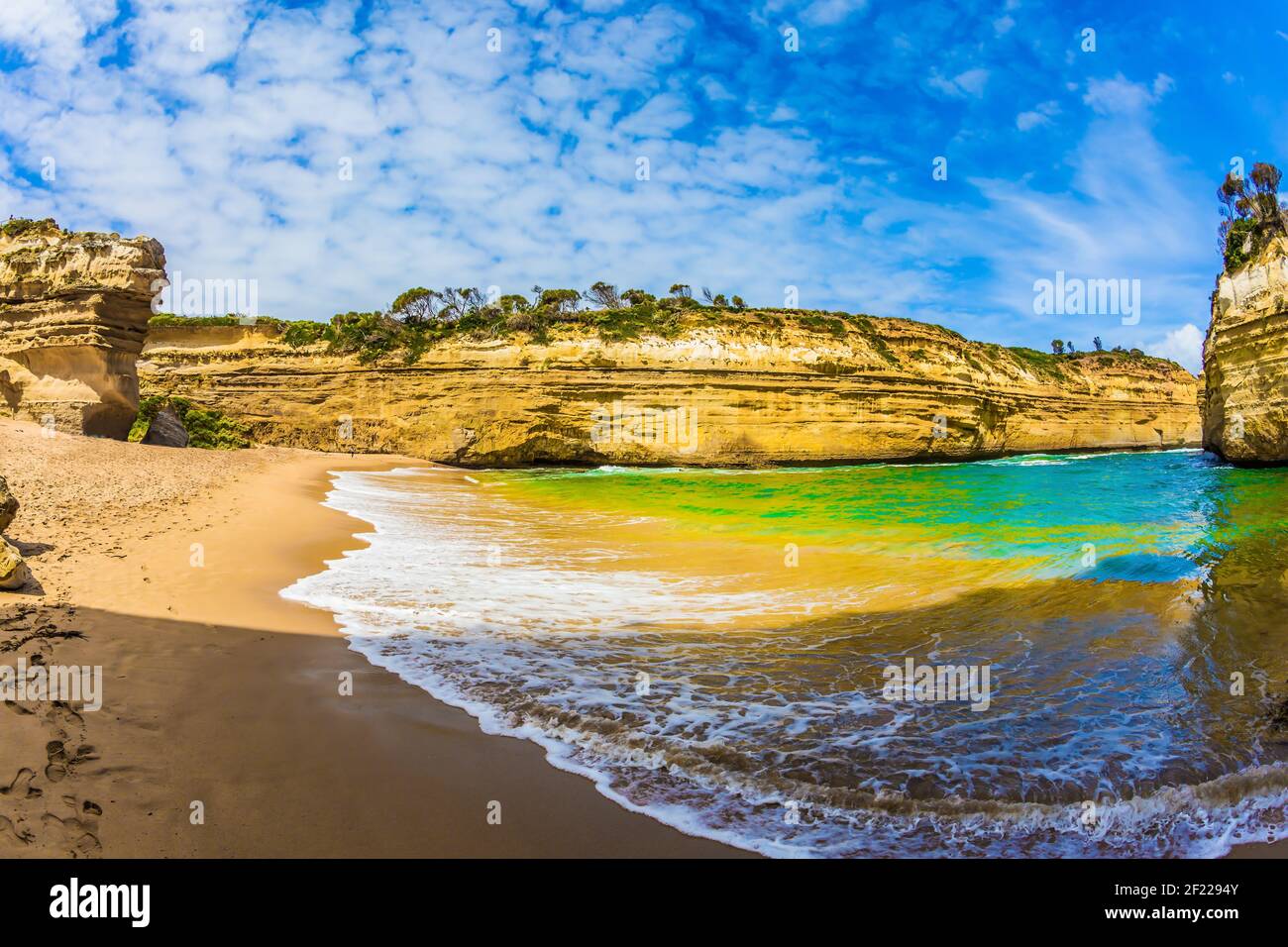 Magnificent bay of ocean Stock Photo - Alamy
