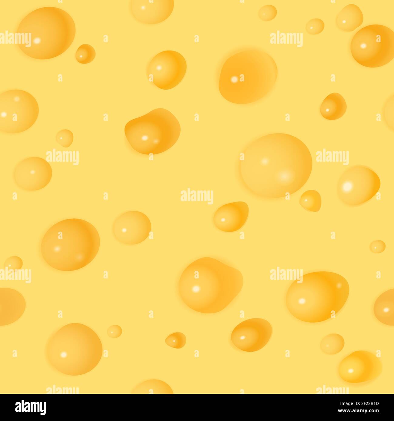 Vector Seamless Realistic Cheese Pattern Background Illustration Stock ...