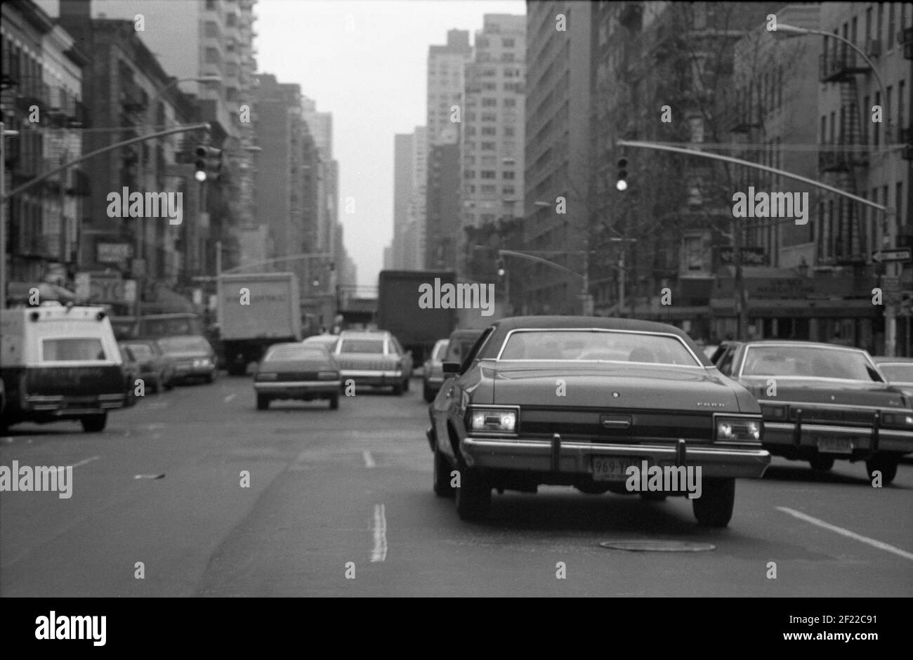 Cityscape New York, USA, 1977 Stock Photo - Alamy
