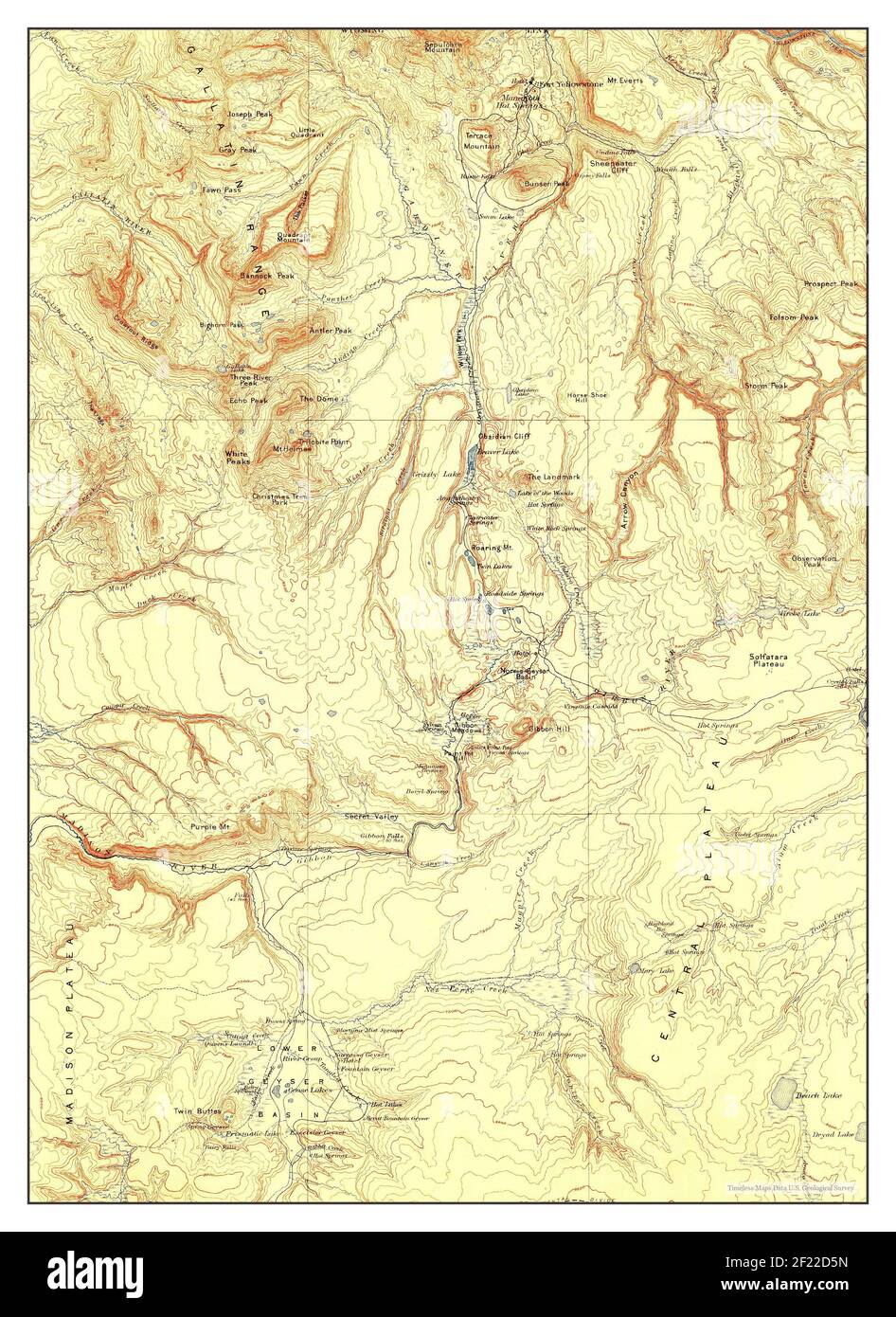 Gallatin map hi-res stock photography and images - Alamy