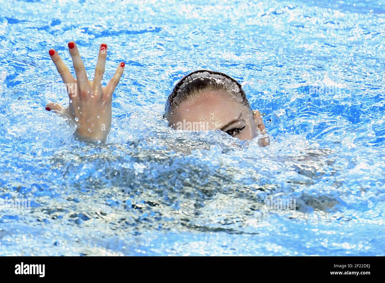 Svetlana Kolesnichenko (RUS) competes on Solo Free Preliminary ...