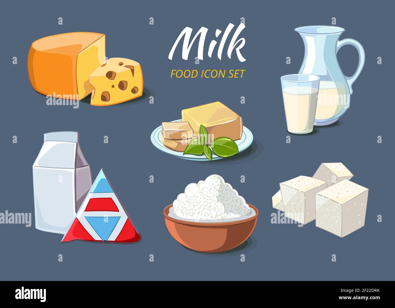 Milk Products Clipart